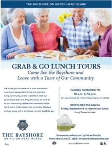 Grab And Go Lunch Tours - The Bayshore on Hilton Head Island
